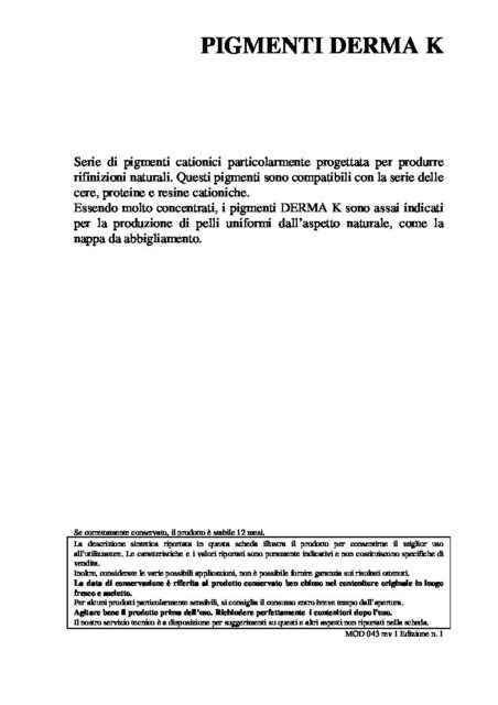 DERMA K - Dermacolor